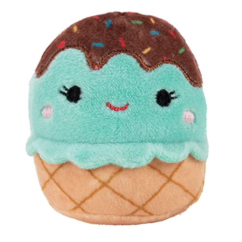Squishville by Original Squishmallows Sweet Tooth Squad Plush - 2-Inch Bernice, Chanel, Cinnamon, Carmelita, Maya & Clara Plush - Toys for Kids