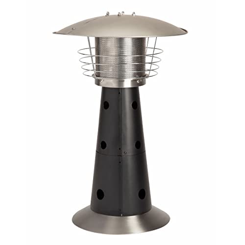 Cuisinart COH-500 Portable Tabletop Patio, 11,000 BTU Outdoor Propane Heater with Safety Tilt Switch and Burner Screen Guard, 30 sq. Foot Heat Range, Black