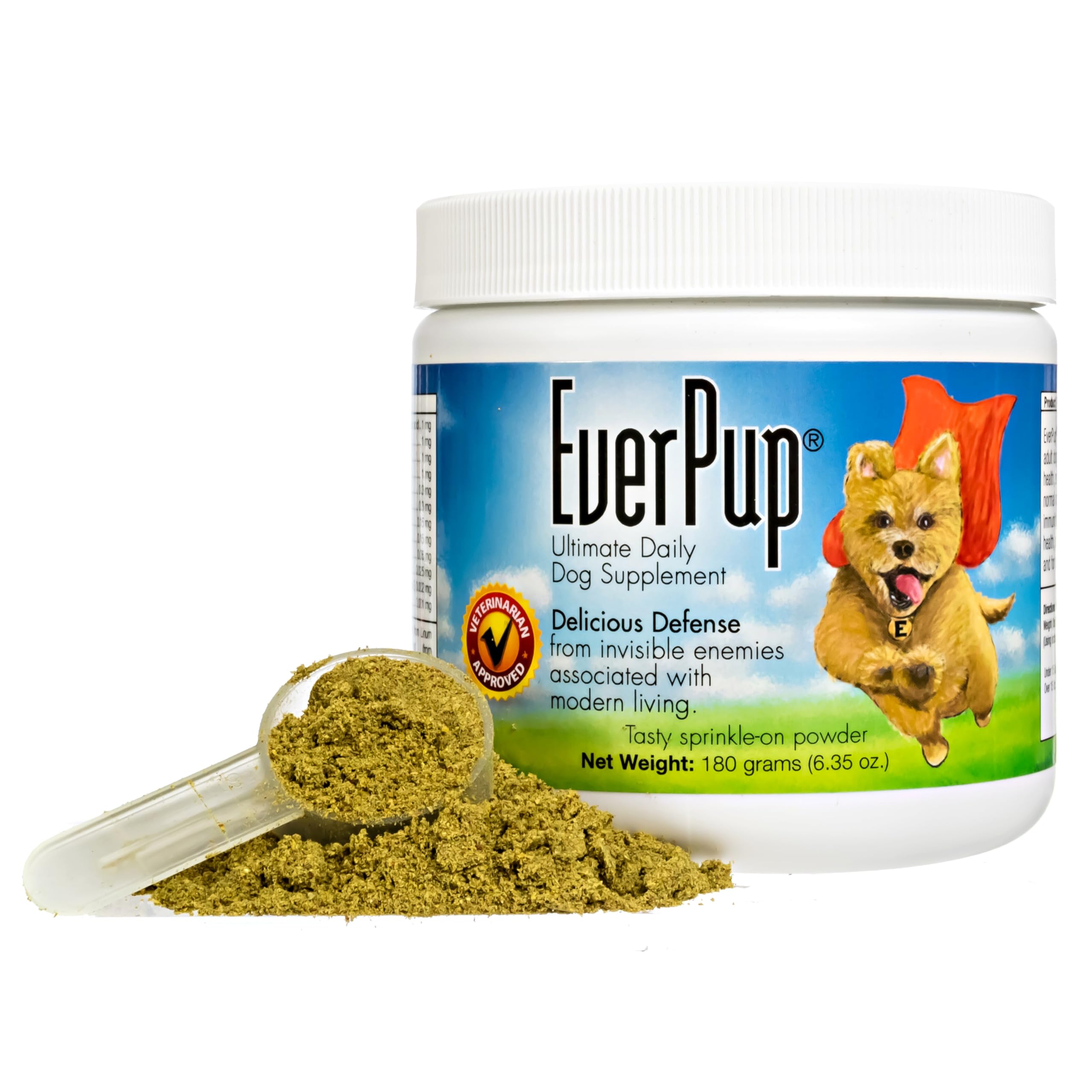 EverPup Dog Supplement, 1080g – All-in-One Multivitamin with Glucosamine, Probiotics, Antioxidants for Joint, Immune & Digestive Support for All Ages