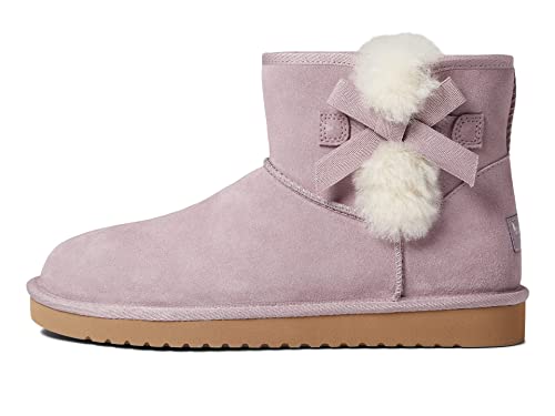 Koolaburra by UGG Women's Victoria Mini Fashion Boot, Elderberry, 10