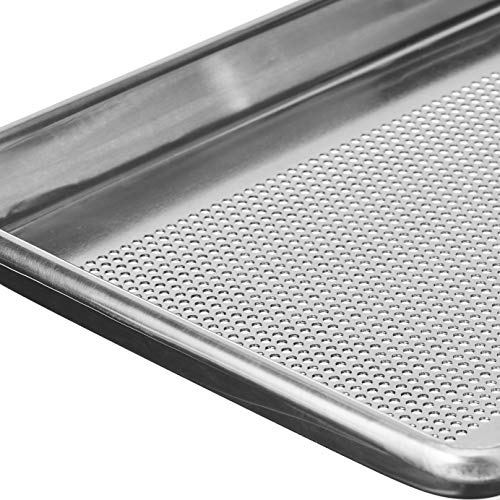 Crestware 9 by 13 by 1-Inch Perorated Quarter Sheet Pan