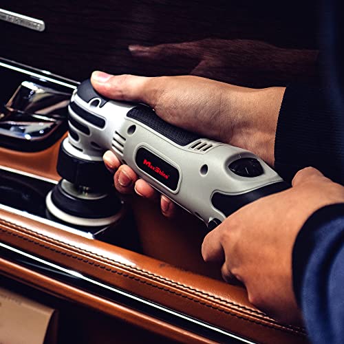 Maxshine M0312 Mini Cordless Polisher β Maximizes Mobility, Super Lightweight(1.93 LBS), 6 Adjustable Speeds, Works as a DA or Rotary Polisher, Includes a full set for your car paint corrections