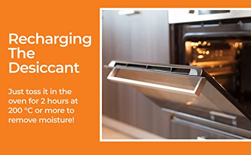 Filament Drying Desiccant (3 Pack) by Slice Engineering | 10X More Powerful Than Silica Gel | Infinitely Rechargeable | Prevent Wet Filament | Fits Perfectly Inside Spools | Made in The USA