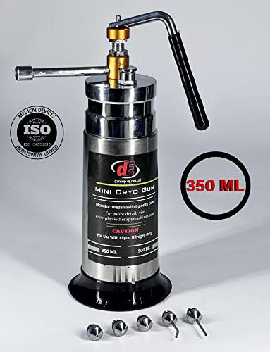 Mini Cryo Gun Liquid Nitrogen Spray Can for Dermatology, New Cryo 350 ML Capacity by Group Of Delta