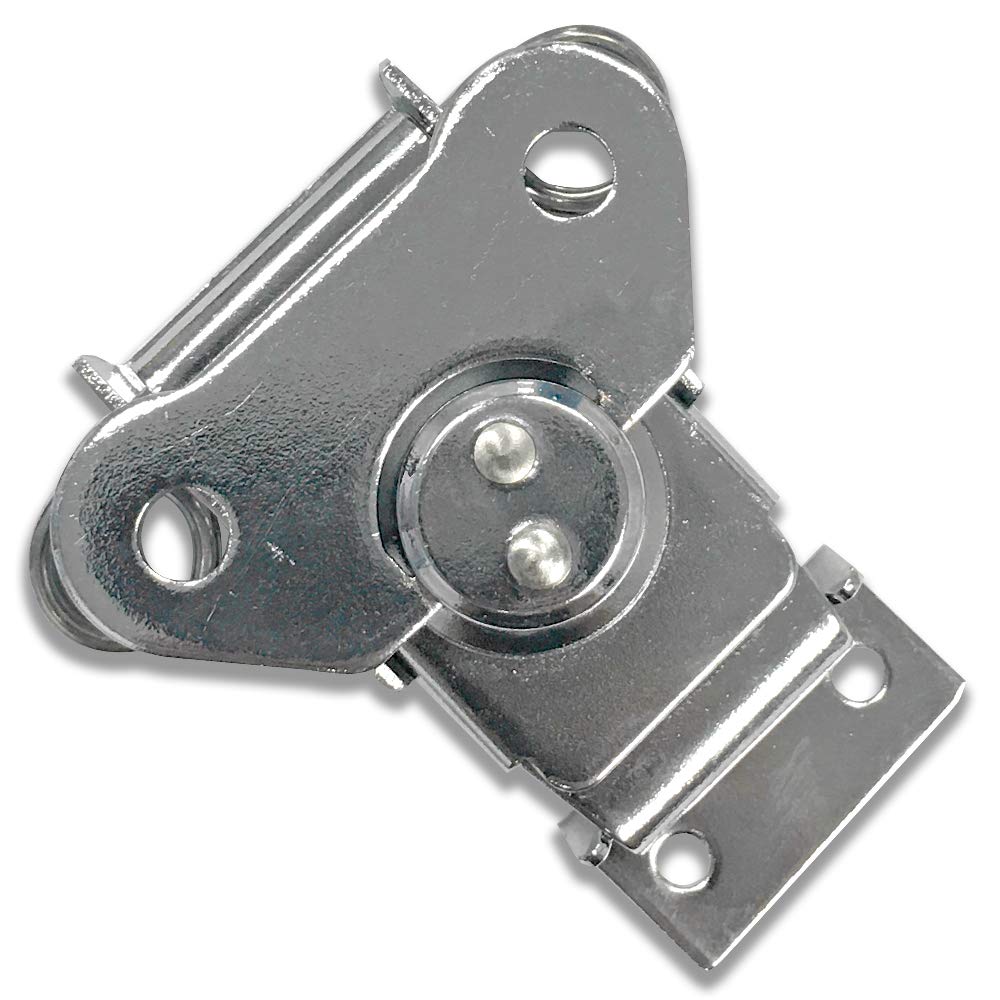 Seismic Audio - SARHW55 - Heavy Duty 2.5 Inch Butterfly Latch & Keeper Surface Mount Stainless