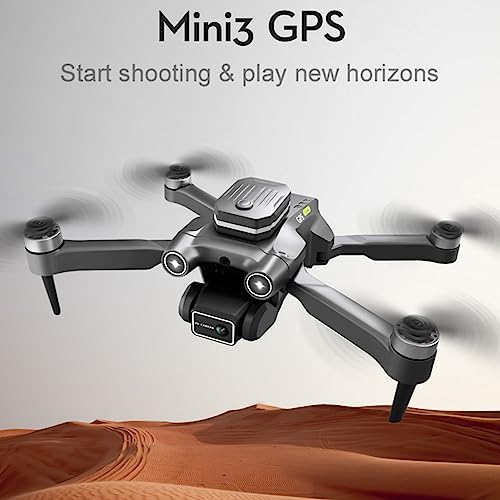 RC Drone, 4 Channel 3.7V 1800mAh RC Mini Drone Foldable for Work (5G 6K)