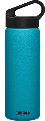 CamelBak Carry Cap Bottle - Vacuum Insulated Stainless Steel - Easy Carry, 20oz, Larkspur