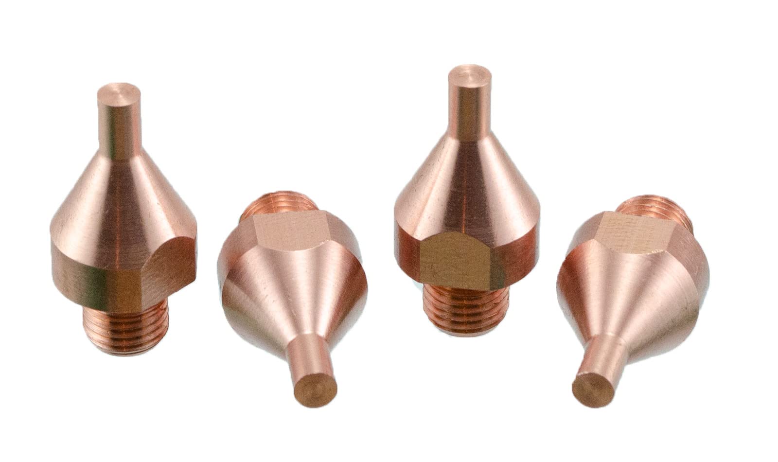 Close Clearance Spot Welding Tips 3/16" w/ 3/8-24 Thread Fits Miller style Spot Welders