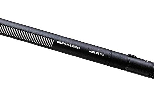 Sennheiser MKH 416-P48 Video, Cinema and Broadcasting Shotgun Microphone Complete Kit with LyxPro XLR Cable, Windscreen & Shock Mount Bundle
