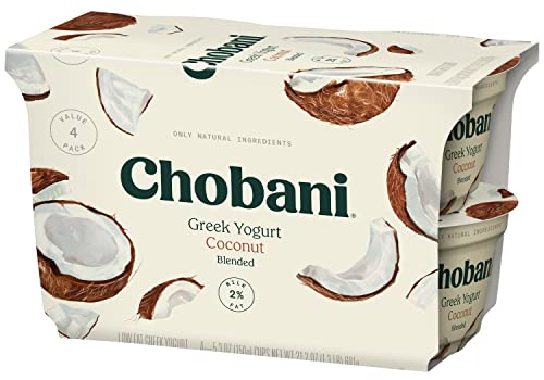 Chobani® Low-Fat Greek Yogurt Coconut Blended 5.3oz 4-pack