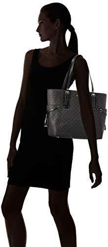 Michael Kors Voyager East/West Signature Tote One Size (Black)