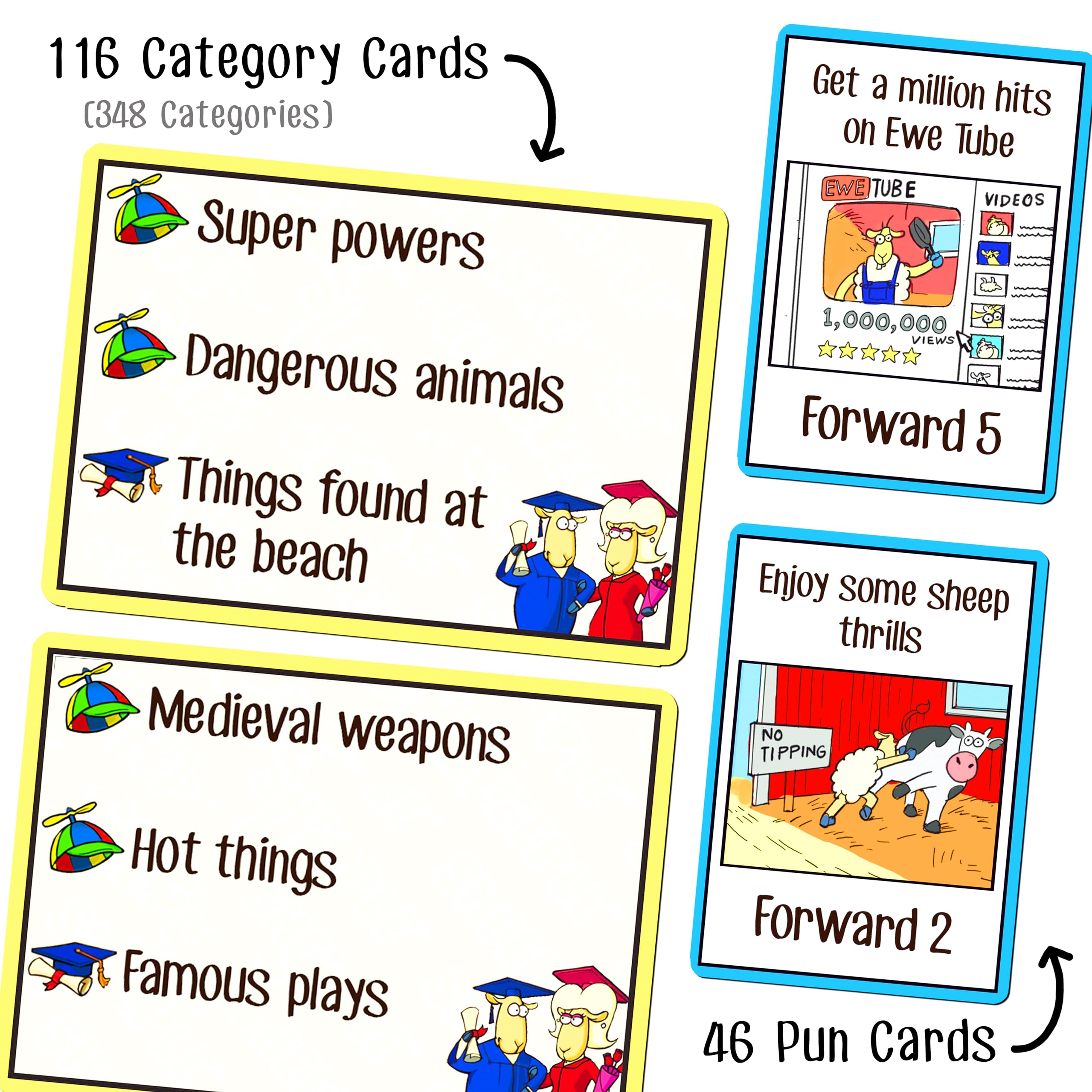 SHEEPLE™ - The Game Where Great Minds Think Alike | Fun Family Friendly Word Association Party Game, 3 to 12 Players, Ages 8+