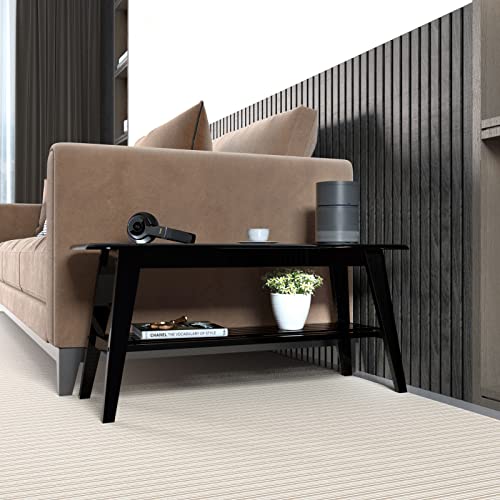 INTOBOO Entryway Shoe Bench, 2-Tier Black Wood Bench for Living Dining Room, 35 Inch Morden Entry Way Shoe Benches Seat, Recyclable Bambo