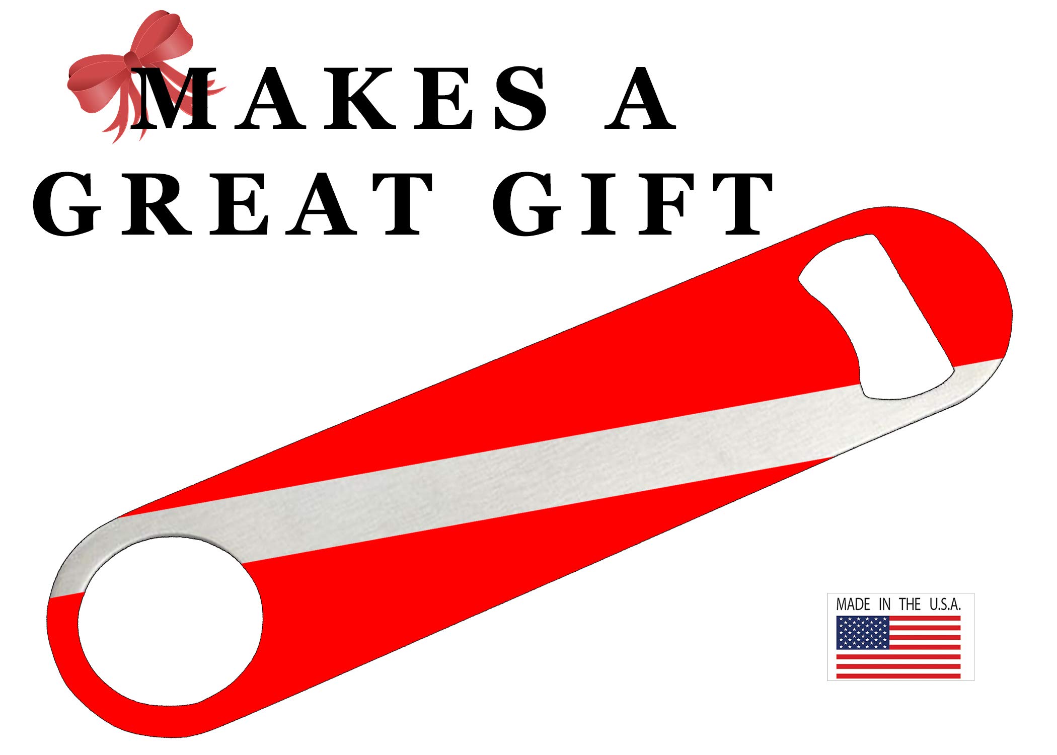 Diver Down Flag Speed Bottle Opener Heavy Duty Gift Scuba Diving