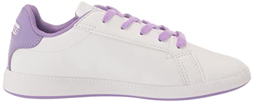 Lacoste Infant's Graduate Sneaker, White/Purple, 44SUI0005-Z54, 5.5