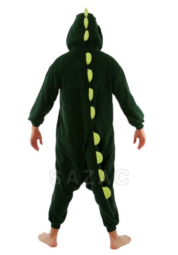 SAZAC Dinosaur Kigurumi - Onesie Jumpsuit Halloween Costume