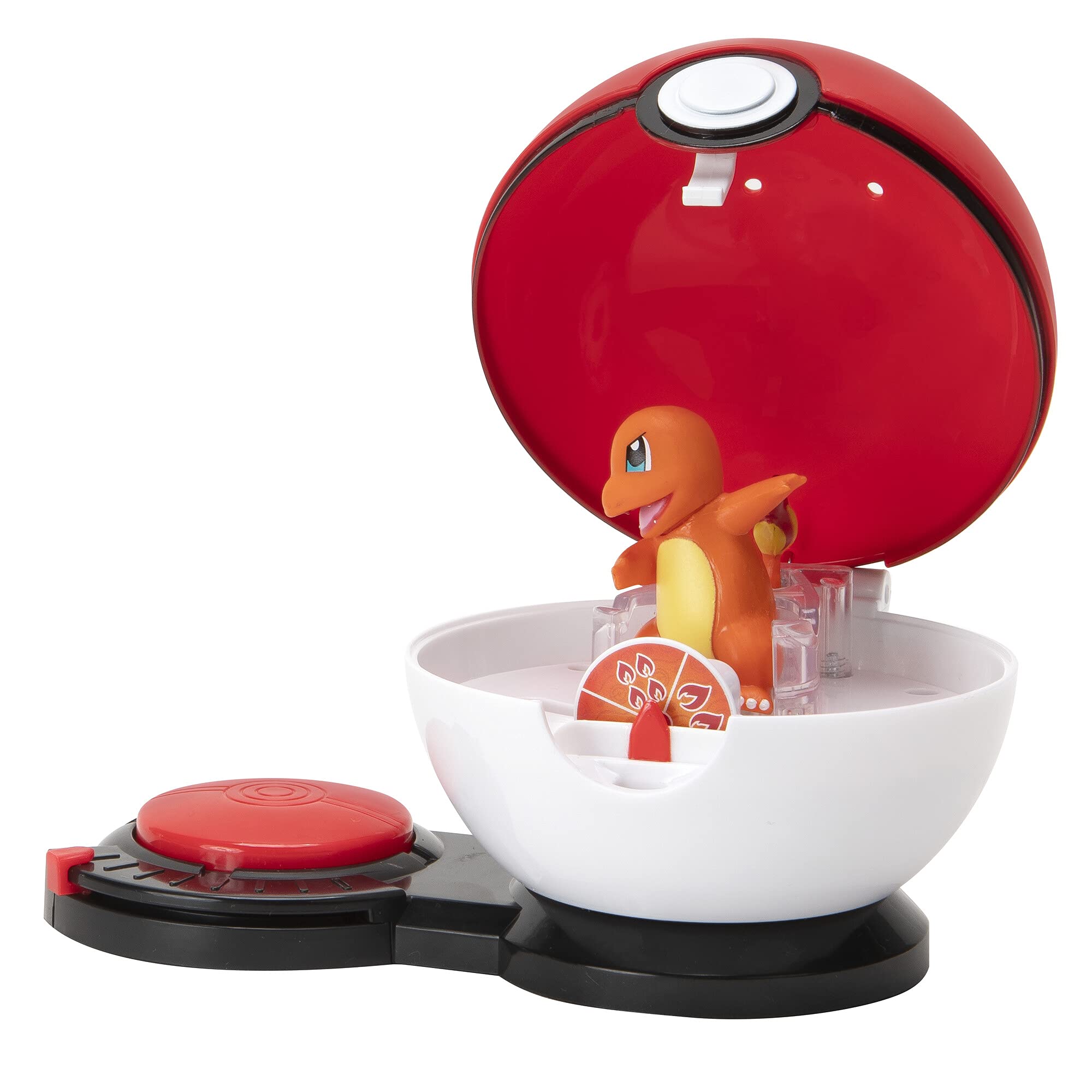 Pokémon Pokémon Surprise Attack Game, Featuring Charmander #1 and Riolu - 2 Surprise Attack Balls - 6 Attack Disks - Toys for Kids Fans