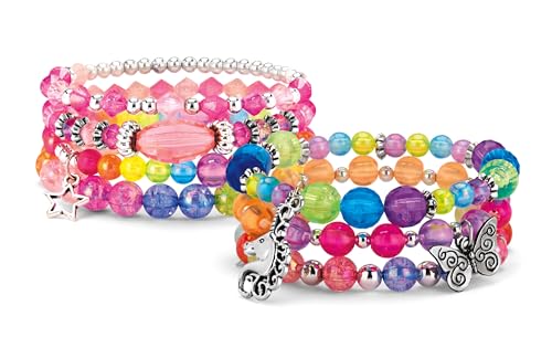 Shimmer 'n Sparkle Charm & Bead Bracelet Maker by CRA-Z-Art β DIY Beaded Charm Friendship Bracelet Making Kit