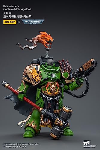 JoyToy Warhammer 40K: Salamanders Captain Adrax Agatone 1:18 Scale Action Figure