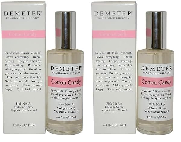 Demeter Cotton Candy Cologne Spray for Women, 4 Ounce (Pack of 2)