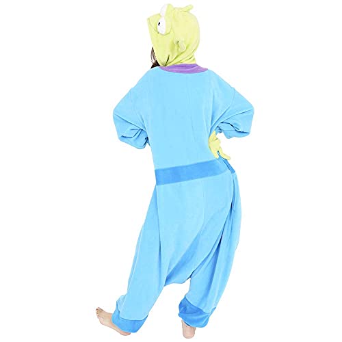SAZAC Little Green Man Kigurumi - Onesie Jumpsuit Halloween Costume (Adults)