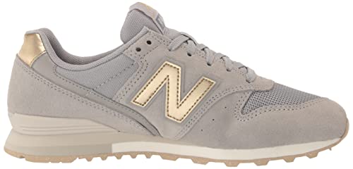 New Balance Women's 996 V2 Sneaker, Team Away Grey/Gold/Raincloud, 10