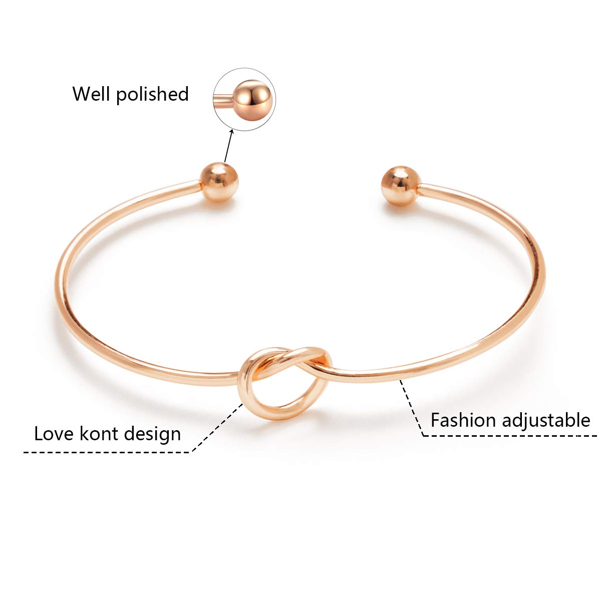 CHICNOW Bridesmaid Gifts, Bridesmaid Bracelet Set of 10