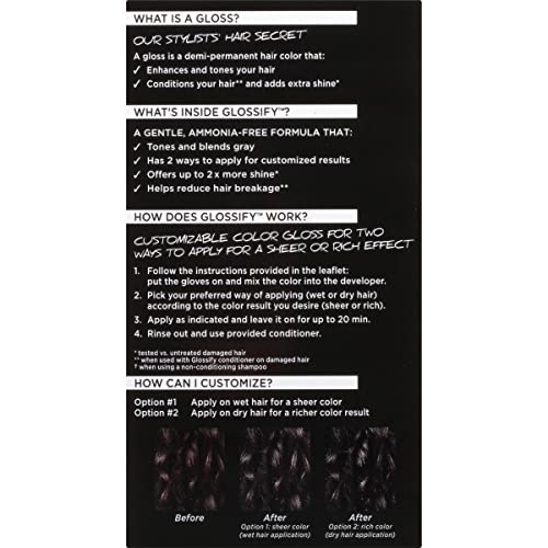 Schwarzkopf Glossify Customizable Color Gloss, Ash Brown