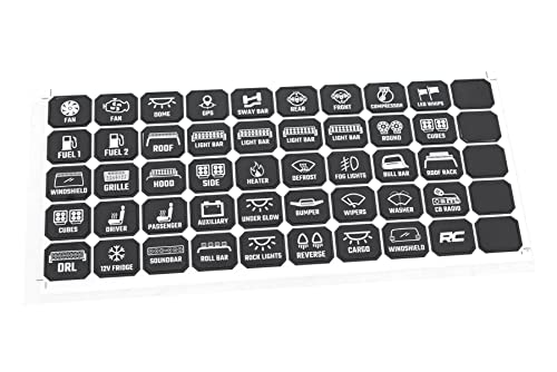 Rough Country 8-Gang Universal Multiple Light Controller - 70970 , Black