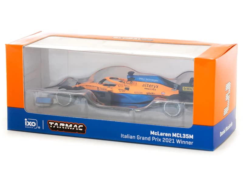McLaren MCL35M #3 Daniel Ricciardo Winner Formula One F1 Italian GP (2021) "Global64 Series 1/64 Diecast Model Car by Tarmac Works T64G-F040-DR2