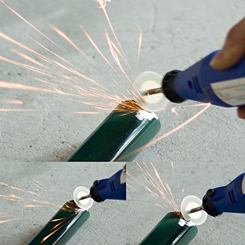 Diamond Cutting Wheel Cut Off Discs Coated Rotary Tools W/Mandrel 40mm for Dremel by YEEZUGO
