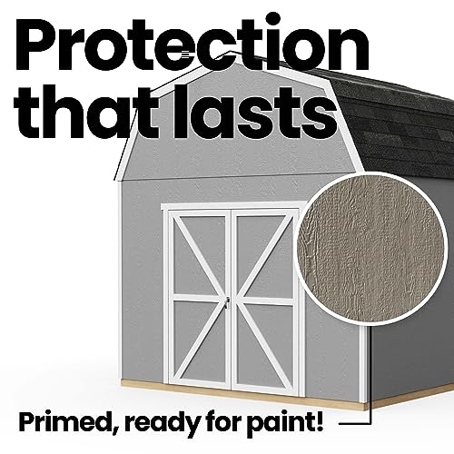 Handy Home Products Braymore 10x16 Do-It-Yourself Wooden Storage Shed with Floor