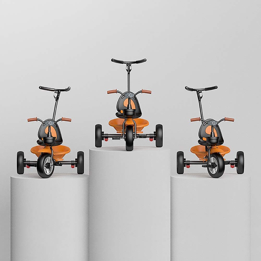 Trike for Kids Children Tricycle Children Push Trike, Multifunctional Kids Tricycle with Lighting,Safe Gift for 1-5 Years Old (Color : 11)