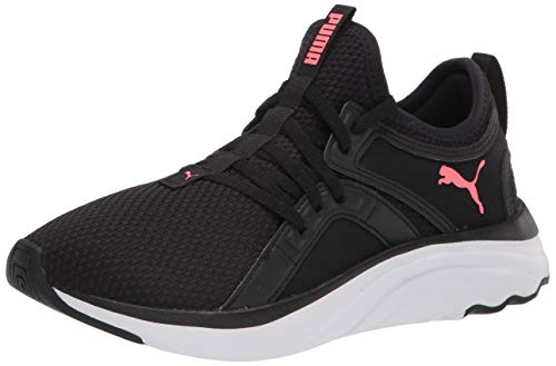 PUMA womens 19435501 Running Shoe, Puma Black-ignite Pink-puma White, 8.5 US