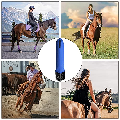 LNJBABAO Horse Tail Bag with Fringe Horse Tail Guard Tail Guard with Tail Bag for Equestrian Horses Accessories Horse Supplies
