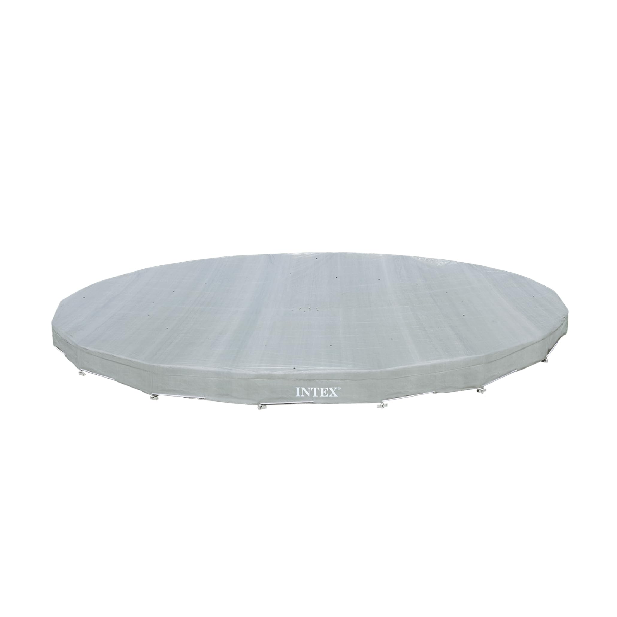 INTEX 28041E Deluxe Pool Cover: for 18ft Round Ultra XTR Pools β Includes Rope Tie β UV-Resistant β 8in Overhang β Snug Fit