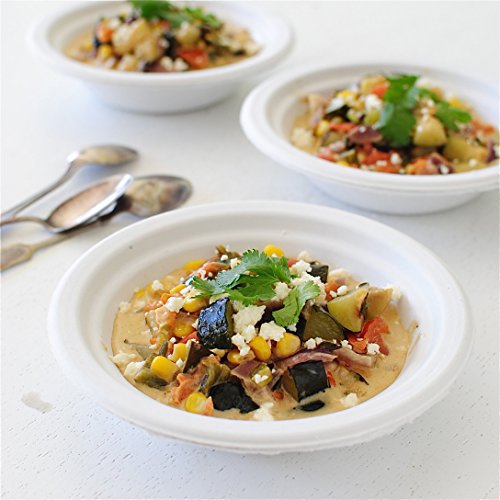 Chinet Classic White Plastic Bowls, 18 Count