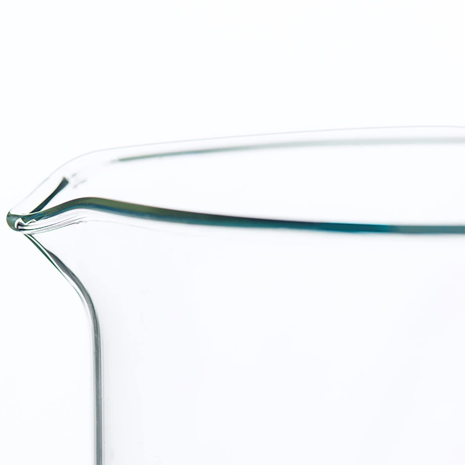Large Capacity Glass Beaker, Borosilicate High Temperature Resistance Graduated Cup,lab School Chemistry Experiments Measure Mix Beaker with Pour Spout,10000ml,2pcs
