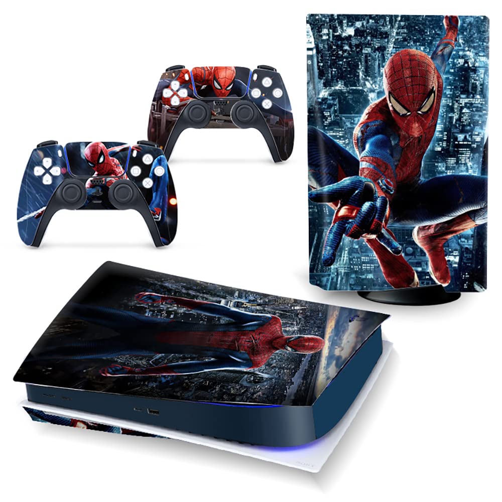 Stickers for PS5 Disc Version Console and Controller,Durable Scratch Resistant Bubble-Free Cover Skin for Playstation5 Disk Edition…