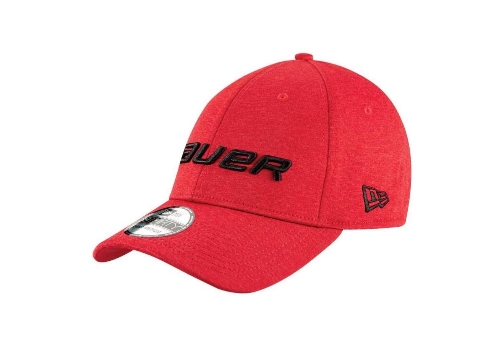 Bauer 3930 Shadow Tech Cap (M-L (22 3/4" - 25"), Red)