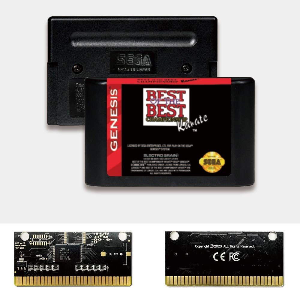 Royal Retro Nigel Mansell's World Championship Racing - USA Label Flashkit MD Card for Sega Genesis Megadrive Video Game Console (Region-Free)