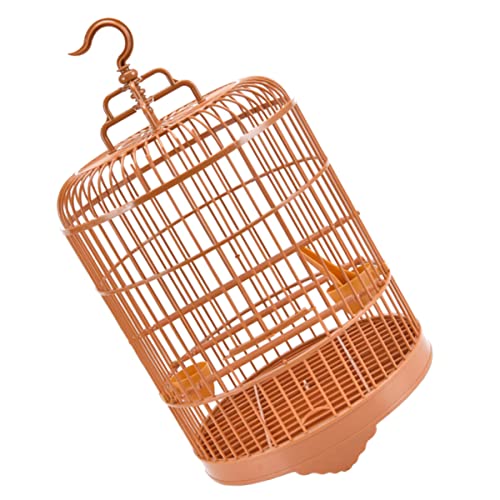 Mipcase 2 Pack Plastic Round Bird Bird cage jaulas para pajaros Bird Cages for Parakeets Cage for Parakeet