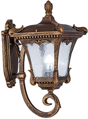 Simple And Cool Wall Lamp Simple European American Country Outdoor Aluminum Waterproof Balcony Garden Doorway Corridor Lamp Wall Wall Light Home Garden Wall Hanging Lamp Retro Villa Gate Wall Lantern