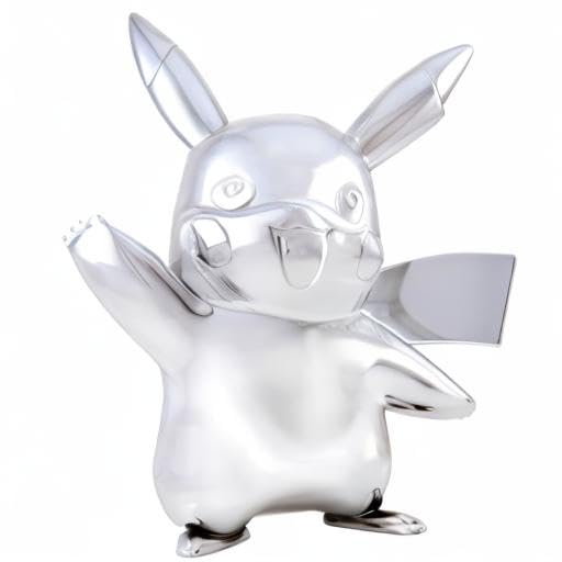 Pokémon 25th Celebration 3-inch Silver Pikachu #2 - Pokémon Figure - Pokémon Fan Must Have Toy - Officially Licensed 25th Anniversary Pokémon Product from Jazwares