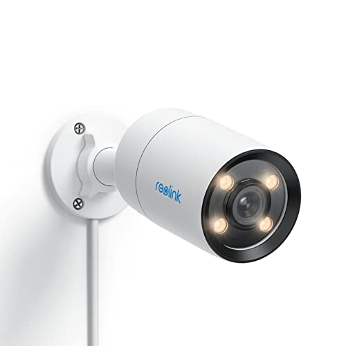 REOLINK CX410-2K PoE Security Camera Outdoor with F1.0 Aperture, REOLINK 5MP Security IP Camera, 2× CX410 with 2×RLC-510A and 1x RLN8-410 (Built-in 2TB HDD) Video Recorder