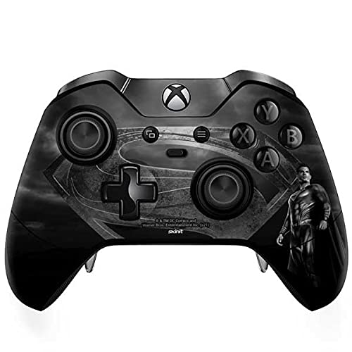 Skinit Decal Gaming Skin Compatible with Xbox One Elite Controller - Officially Licensed Warner Bros Superman Justice League Design