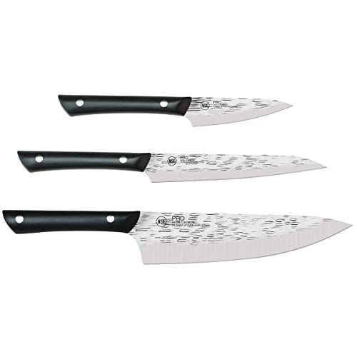 kai PRO 3 Piece Starter Knife Set, Kitchen Knife Set, Includes 8" Chef's Knife, 3.5" Paring Knife, and 6" Utility Knife, From the Makers of Shun