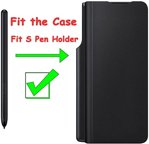 Galaxy Z Fold 4 S Pen Fold Edition,S Pen Z Fold 4,Slim 1.5mm Pen Tip,4,096 Pressure Levels,Z Fold 3 Stylus Pen for Samsung Galaxy Z Fold 4 5G+Tips/Nibs + Eject Pin (Black) EF- FF92PCBEGUS