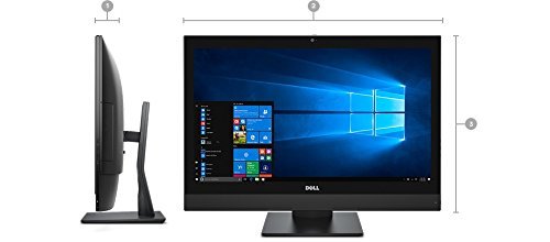 Dell Optiplex 7450 FHD 24in All in One Computer PC (Intel Quad Core i5-6500, 8GB Ram, 256GB SSD, HDMI, WiFi, DVD-RW) Windows 10 Pro (Renewed)