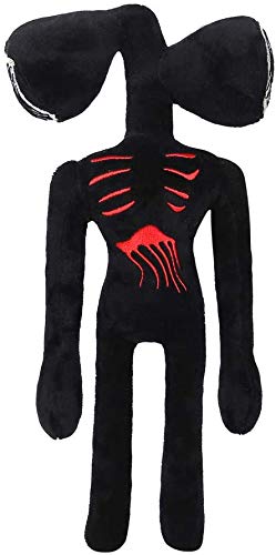 Siren Head Plush Figure Toy Stuffed Toy Doll for Kids Children -2PCS, Black&Red